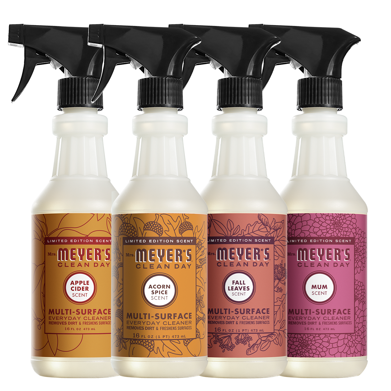 Mrs. Meyer's Fall Seasonal Multi-Surface Everyday Cleaner Collection ...