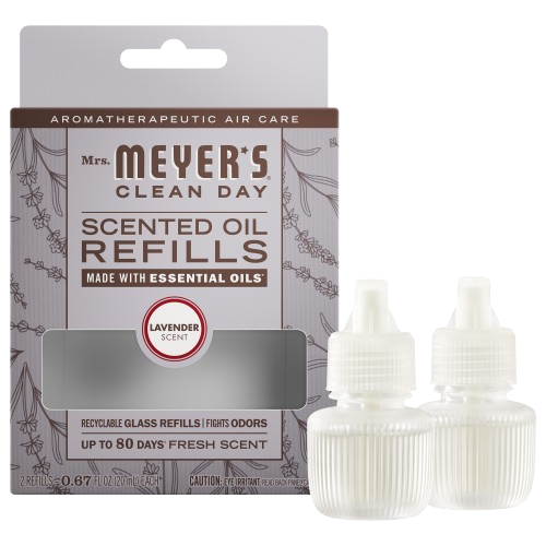 Lavender Plug In Scented Oil Refill, 2-Pack – Mrs. Meyer's Clean Day