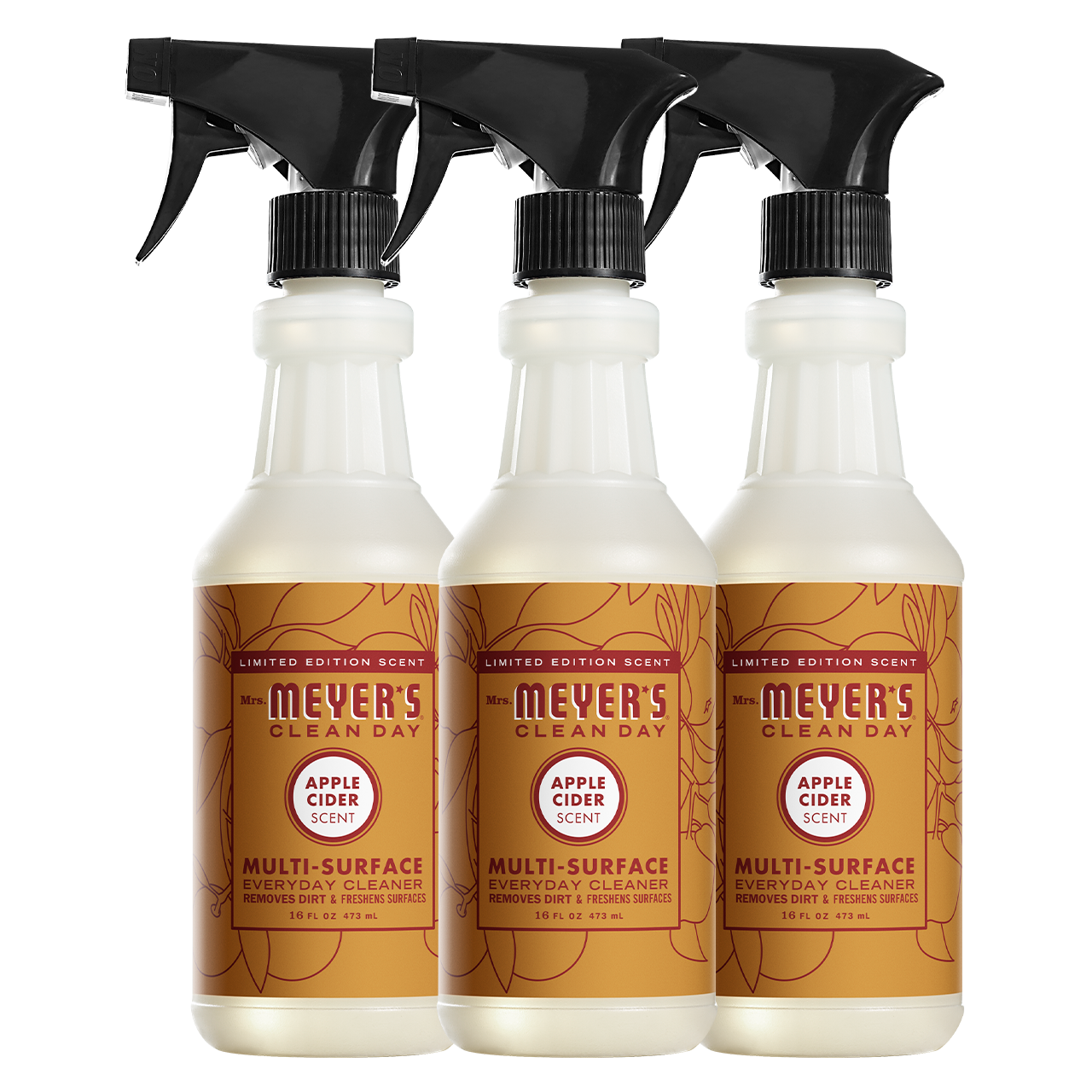 Mrs. Meyer's Apple Cider Multi-Surface Everyday Cleaner 3-count Bundle ...