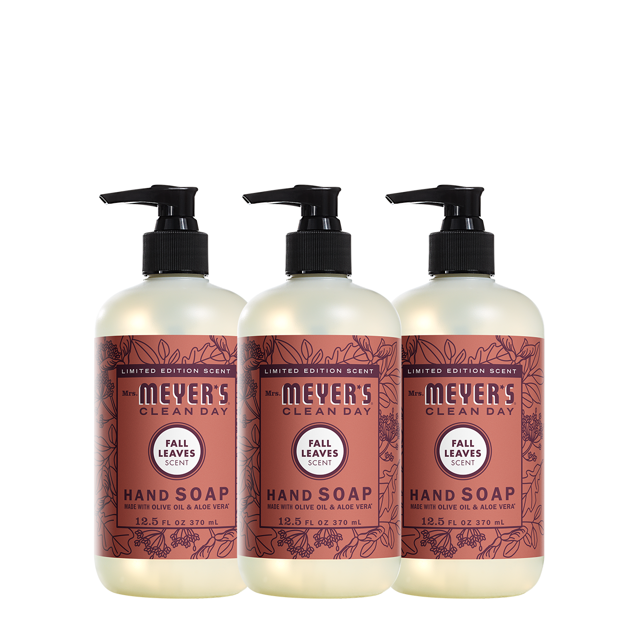 Mrs. Meyer's Fall Leaves Liquid Hand Soap 3-count Bundle – Mrs. Meyer's ...