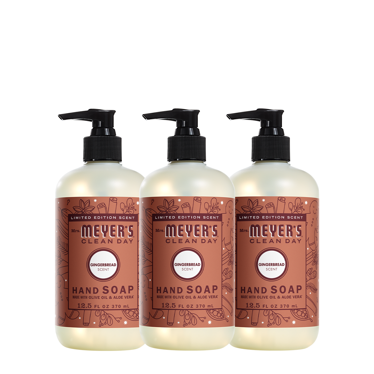 Mrs. Meyer's Gingerbread Liquid Hand Soap 3-count Bundle – Mrs. Meyer's ...