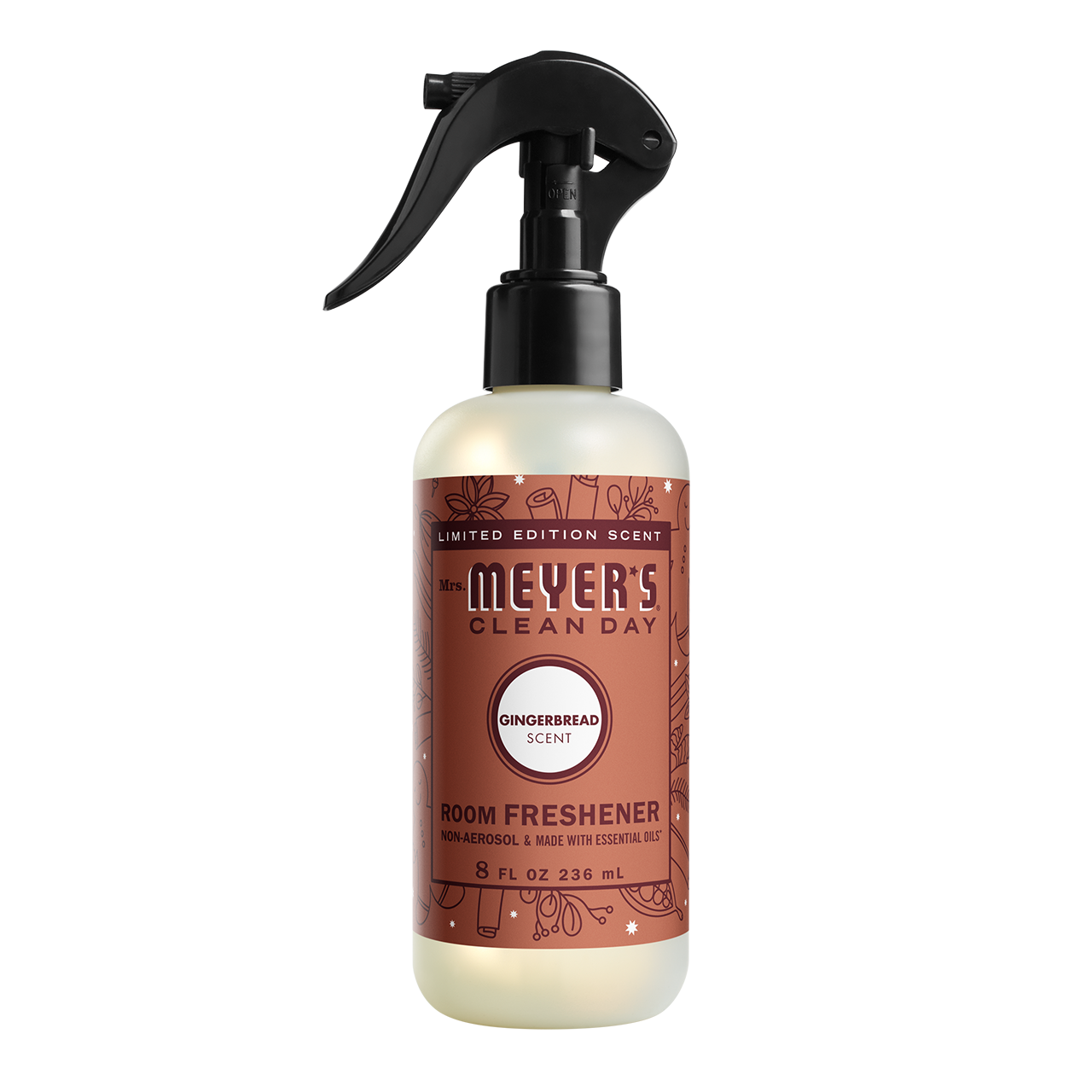 Gingerbread Room Spray: Non-Aerosolized Room Freshener | Mrs. Meyer's ...