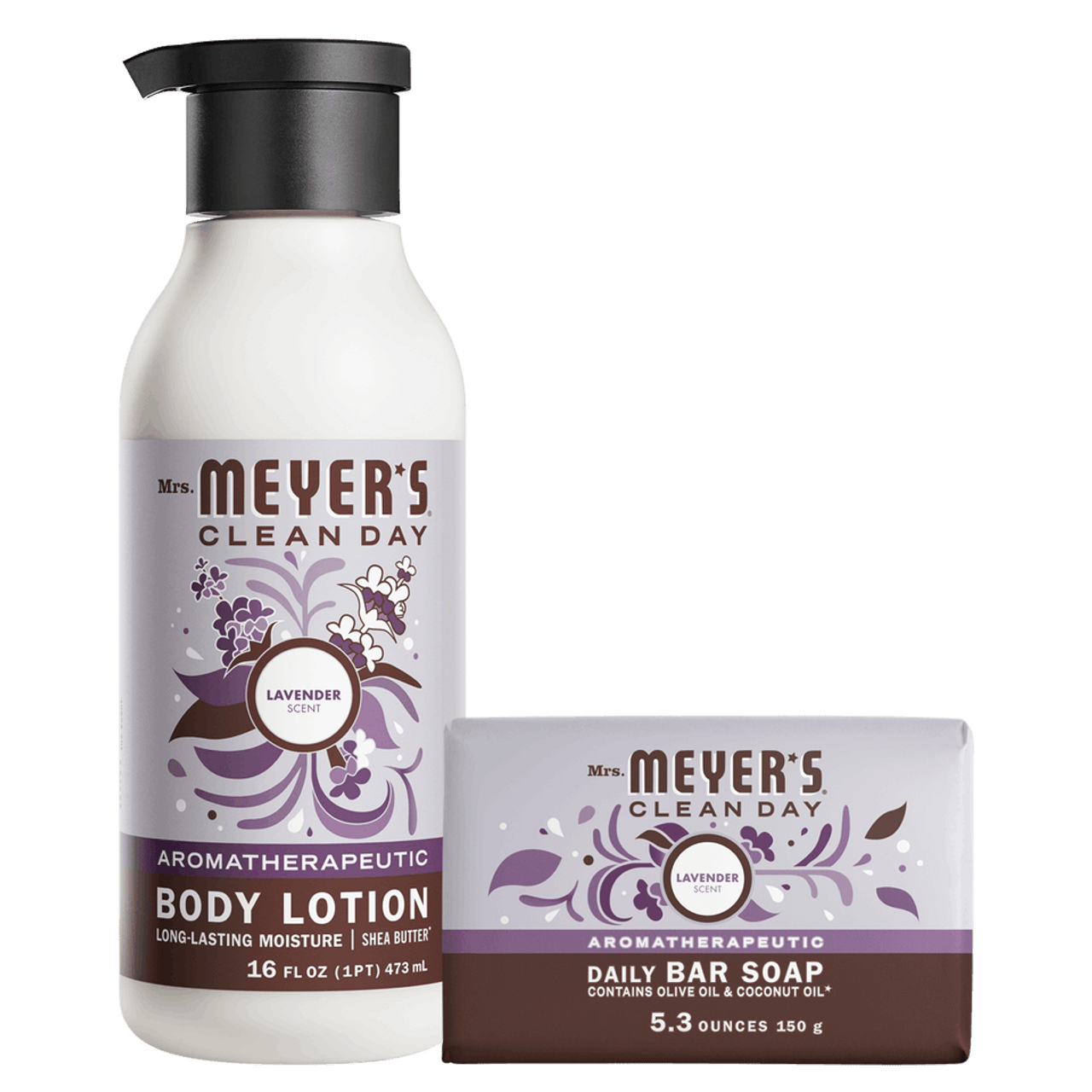 Mrs. Meyer's Lavender Bar Soap & Body Lotion Set – Mrs. Meyer's Clean Day