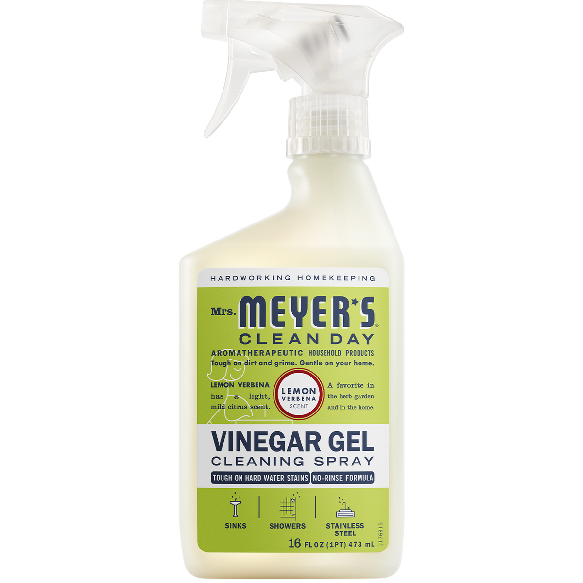 Mrs. Meyer's Lemon Verbena Vinegar Gel No-Rinse Cleaner – Mrs. Meyer's ...