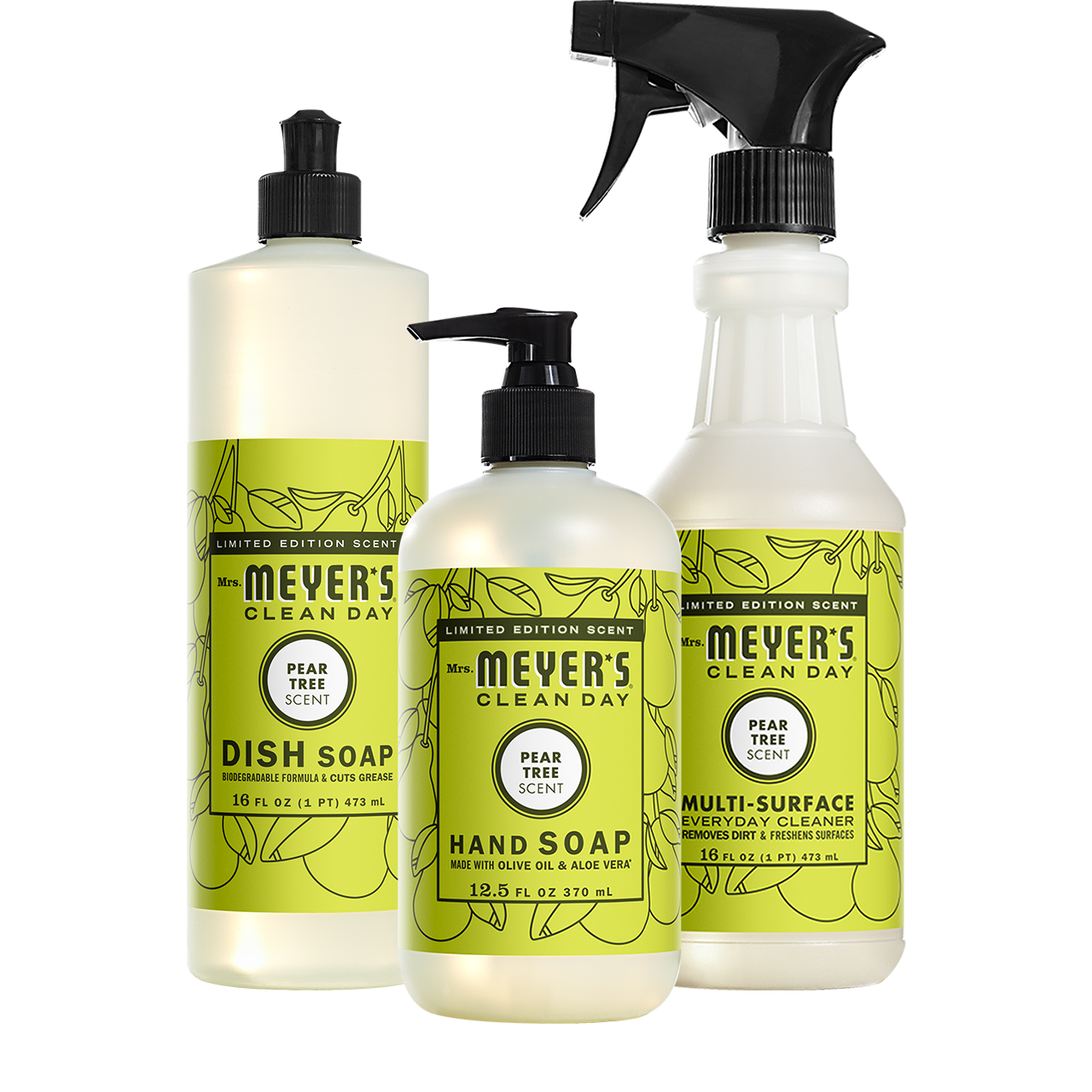 Mrs. Meyer's Pear Tree Kitchen Basics Set – Mrs. Meyer's Clean Day