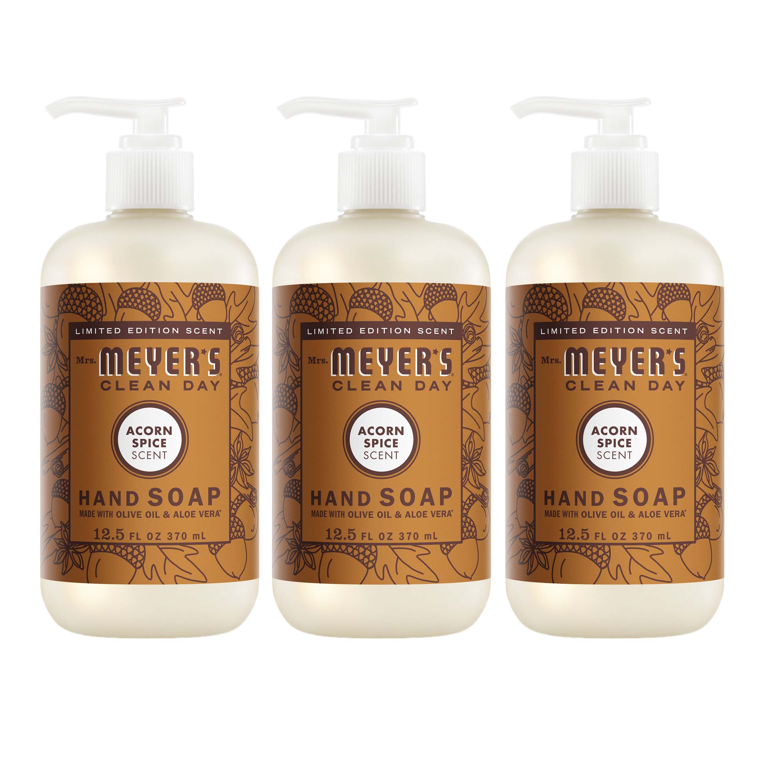 Mrs. Meyer's Acorn Spice Liquid Hand Soap 3-count Bundle – Mrs. Meyer's ...